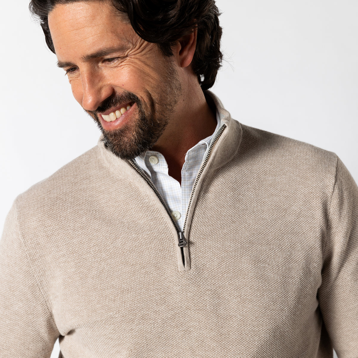 Colton Pique 1/4 Zip Sweater – Duck Head