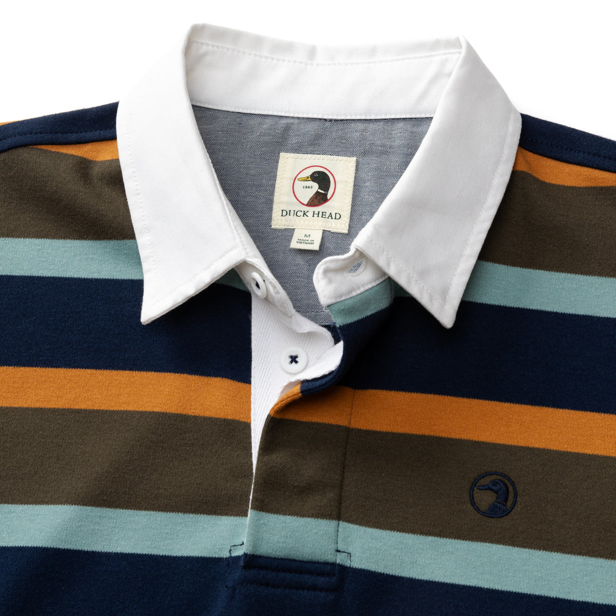 Legacy Stripe Rugby Shirt - Dark Forest Green – Duck Head