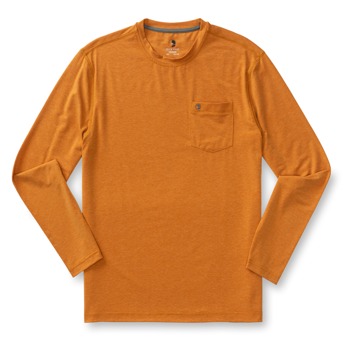 Windward Long Sleeve Performance T-Shirt - Harvest Spice – Duck Head