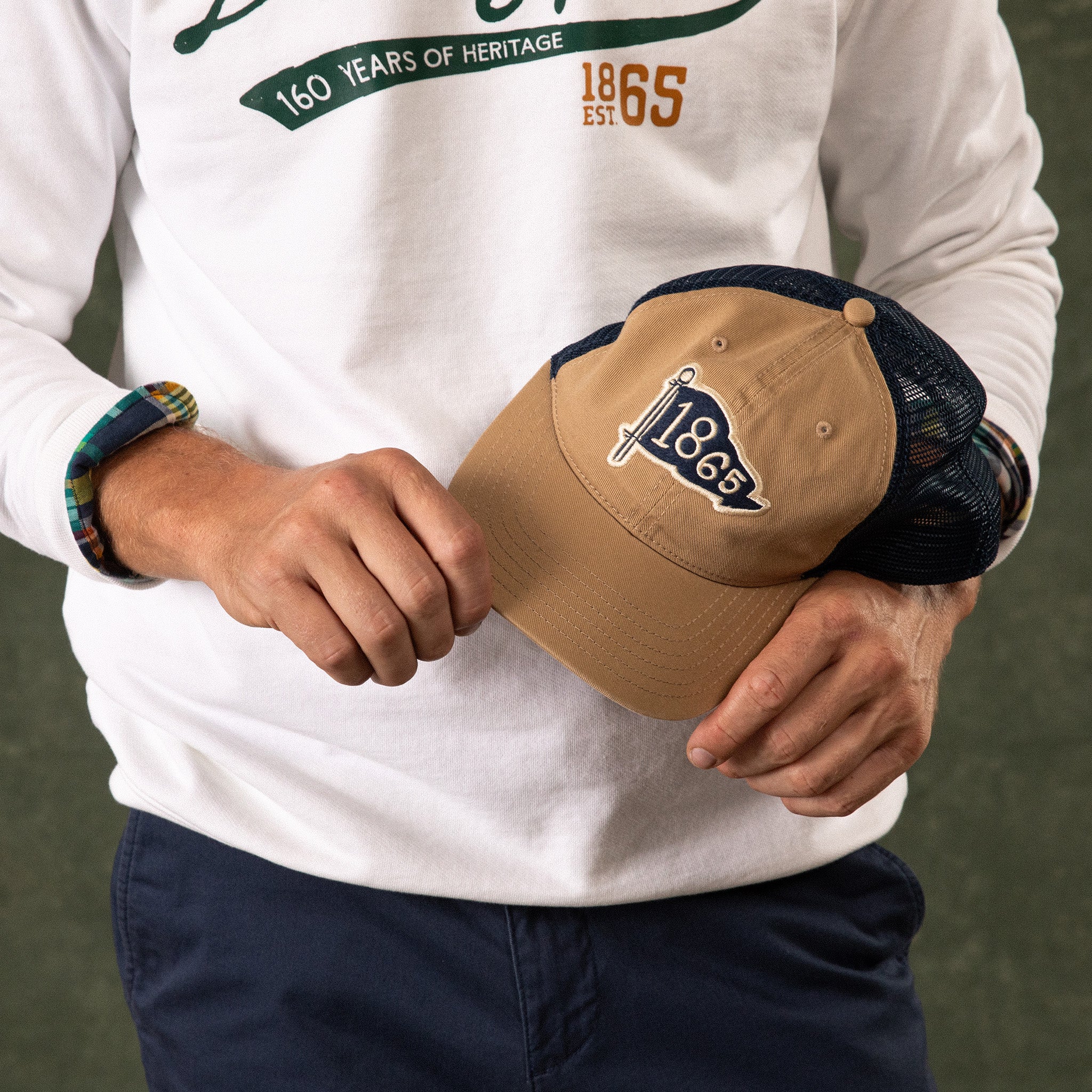 1865 Pennant Twill Trucker Hat - 160th Anniversary Edition
