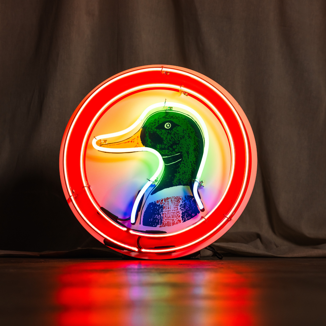 Retro Duck Head Neon Sign