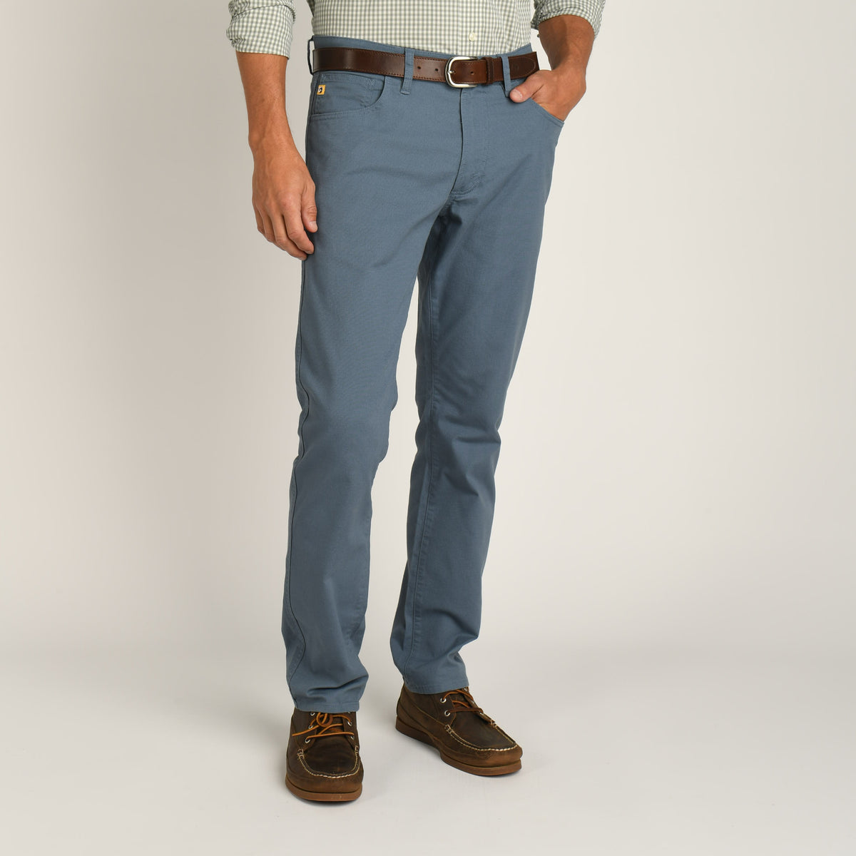 Pinpoint Canvas Five-Pocket - Vintage Blue – Duck Head